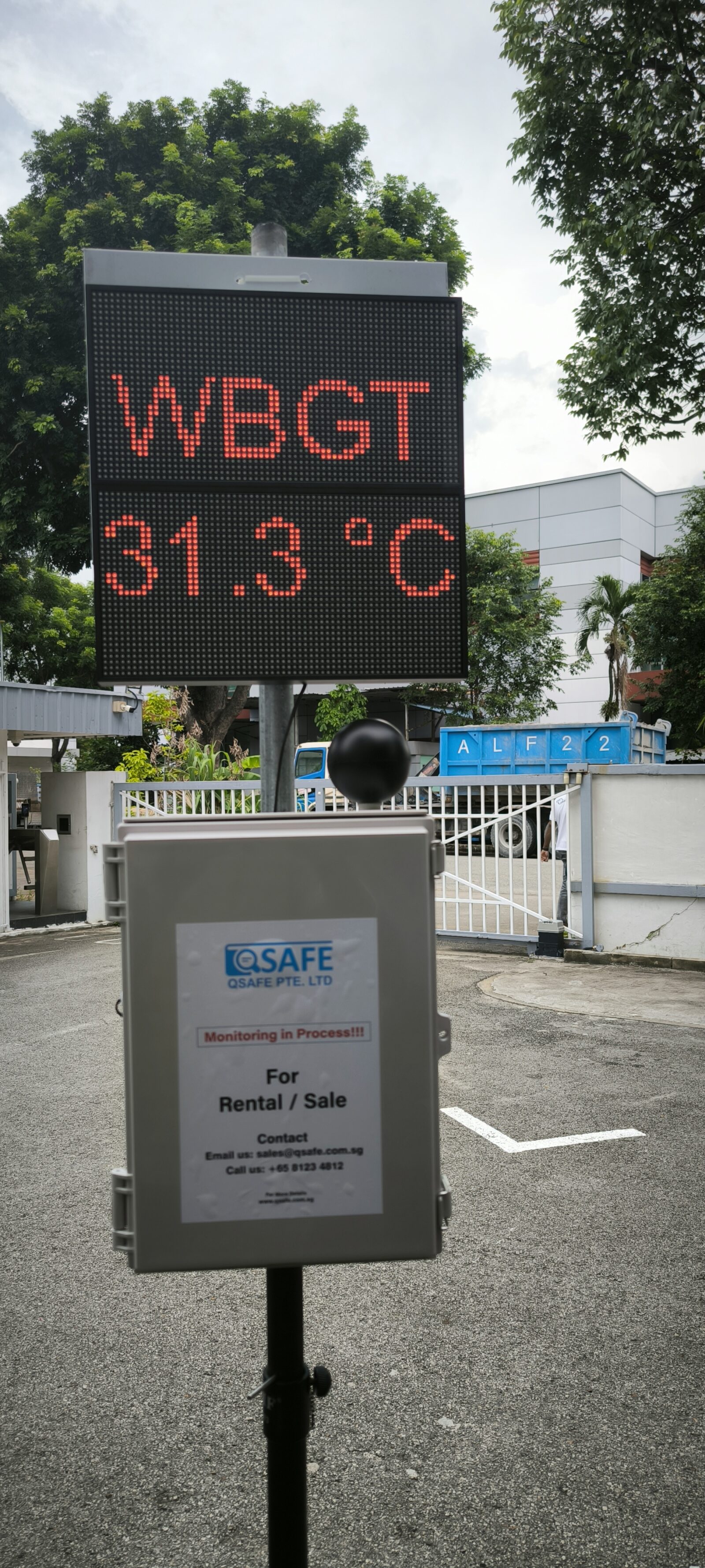 Heat stress wbgt monitoring system in Singapore