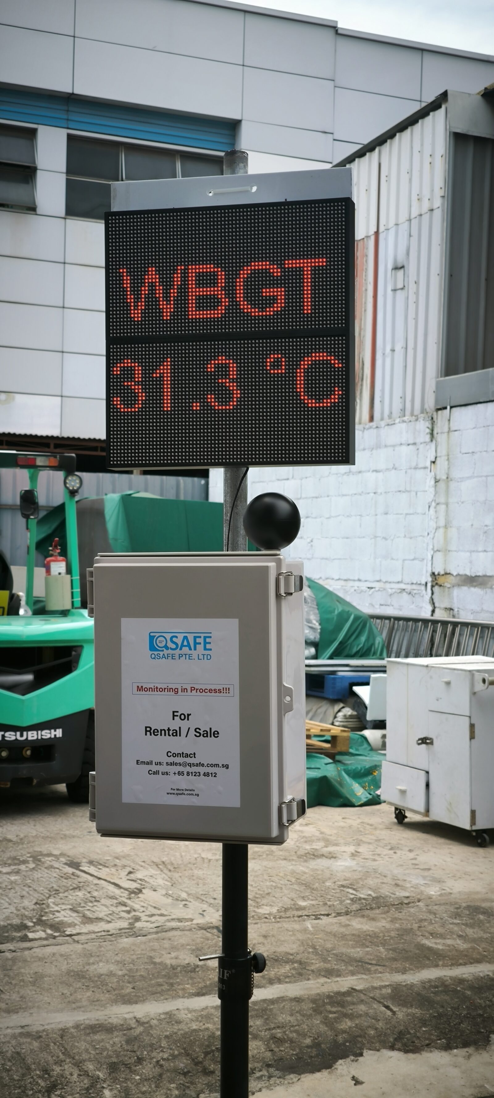 Heat stress wbgt monitoring system in Singapore