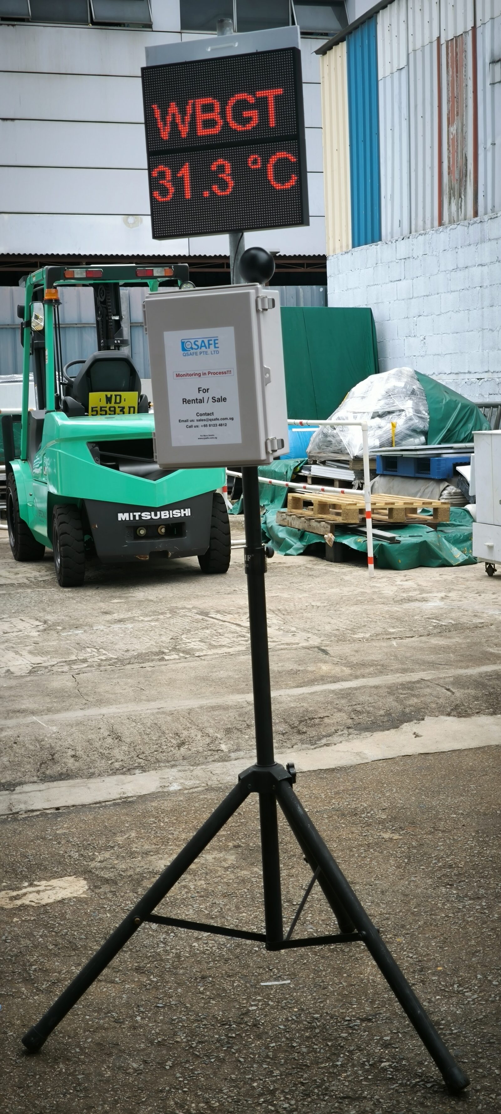 Heat stress wbgt monitoring system in Singapore